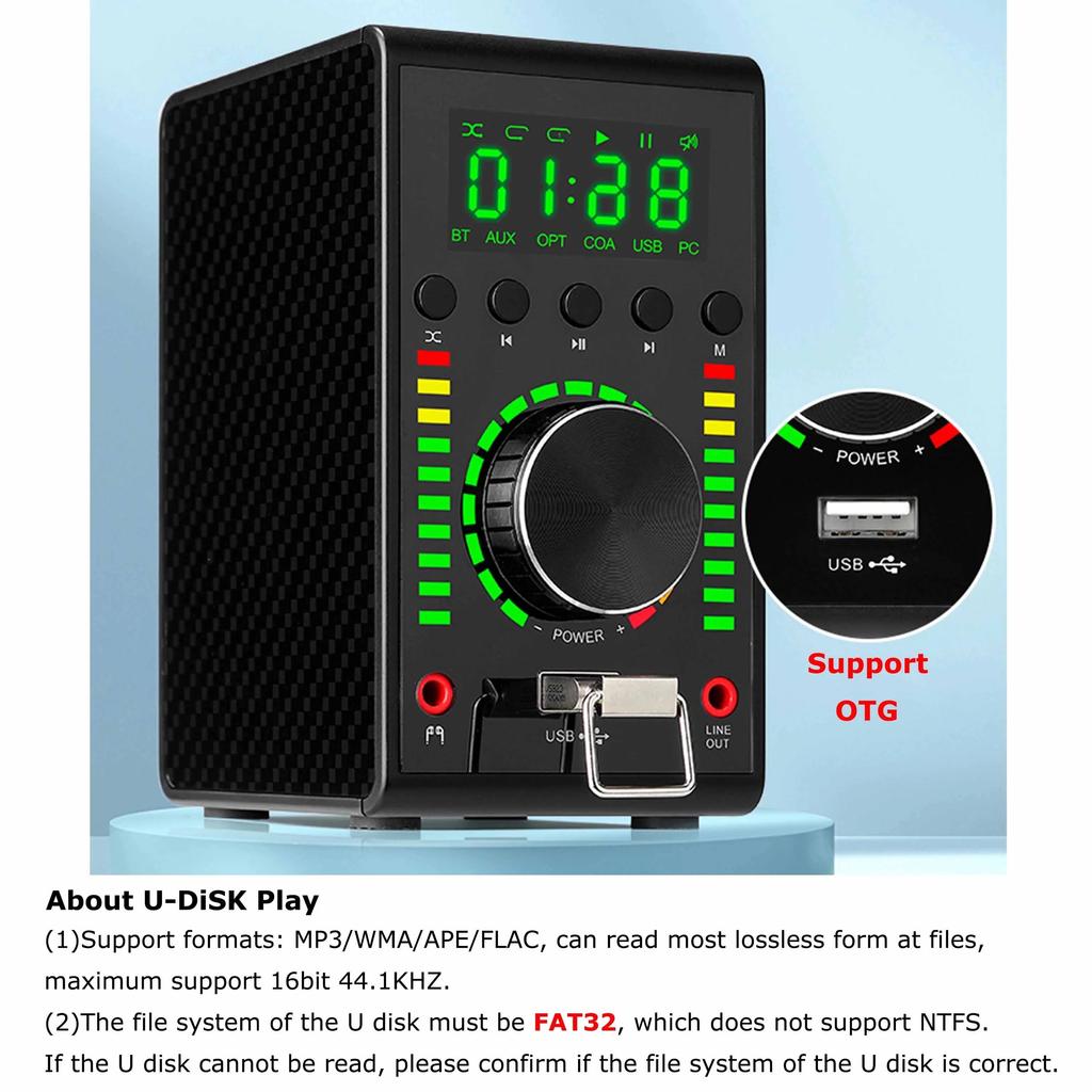 Buy Audio HiFi Bluetooth 5.0 Power Class D Amplifier Ma12070 Digital ...