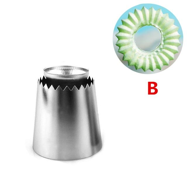 Cheap 2PCS Icing Piping Nozzles Stainlessl Steel Sultan Tube Creative ...
