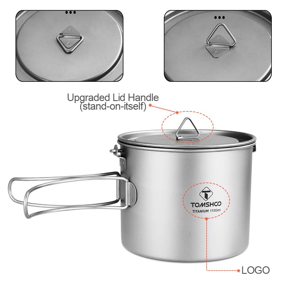 TOMSHOO 1100ml Titanium Pot uygun fiyatlı satın alın - fiyat, ücretsiz ...