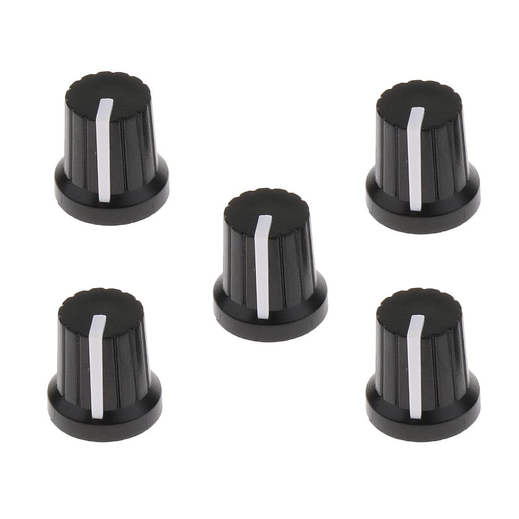 Buy 5pcs Guitar Effect Pedal Knob Amplifier Control Knobs Black+red at ...
