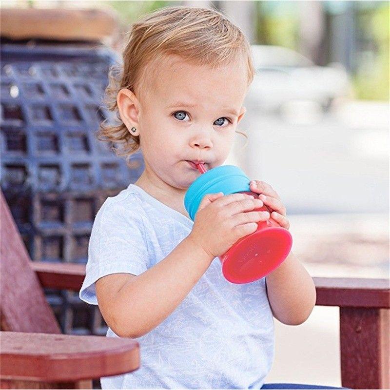 Buy Safe Mug Lid Straw Spill-Proof Cup Cover Baby Toddler Anti-choke ...