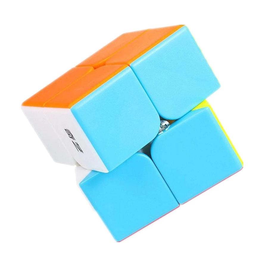 Buy Qiyi Qidi S2 2x2x2 Magic Cube Stickerless Mofangge 2x2 Pocket Speed ...