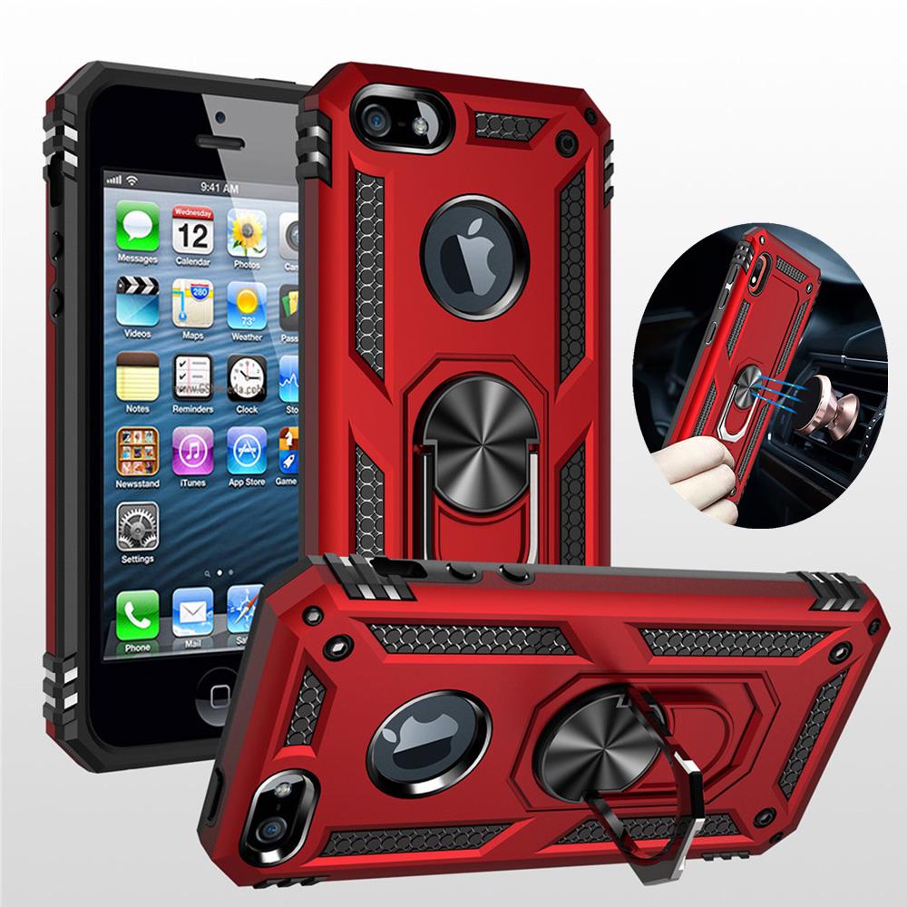 Custodia a doppio strato Armatura Robusta Staffa Phone Cases per iPhone ...