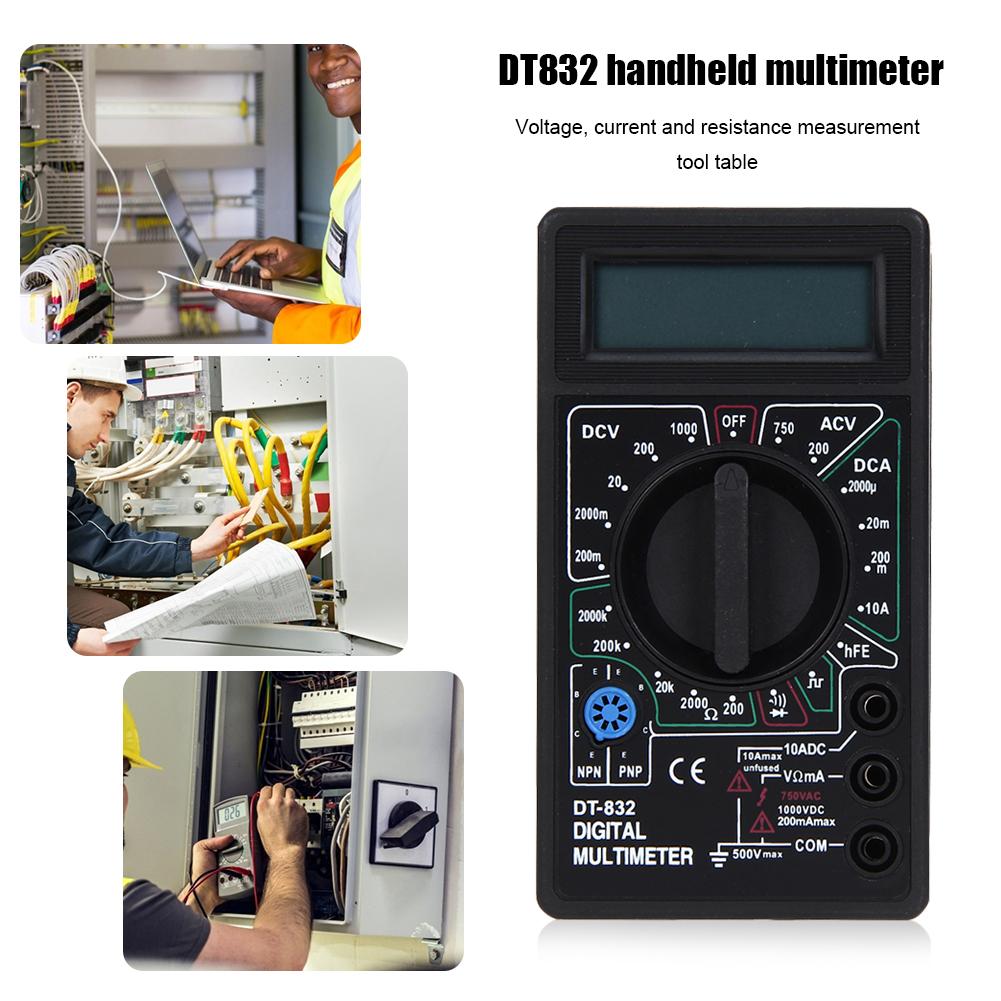 Buy Multifunction Digital AC DC Multimeter Current Voltage Resistance ...