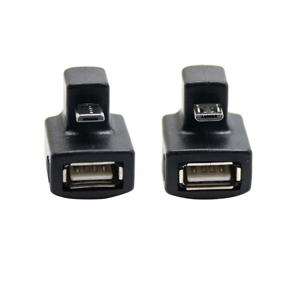 Buy Up Down Angled 180 Degree Micro USB OTG To USB 2.0 Female Extension ...