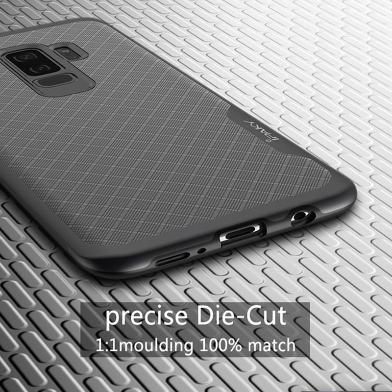 ipaky Mobile Phone Case For Samsung S9 Anti-Fall TPU PC 2 in 1 Anti ...