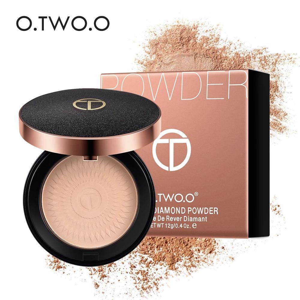 Buy O.TWO.O Natural Face Powder Mineral Foundations Oil-control ...