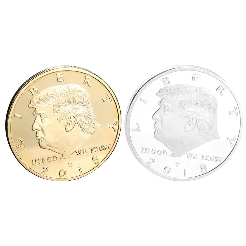 Buy President Donald Trump Sculpture Non-currency Bitcoin Commemorative ...