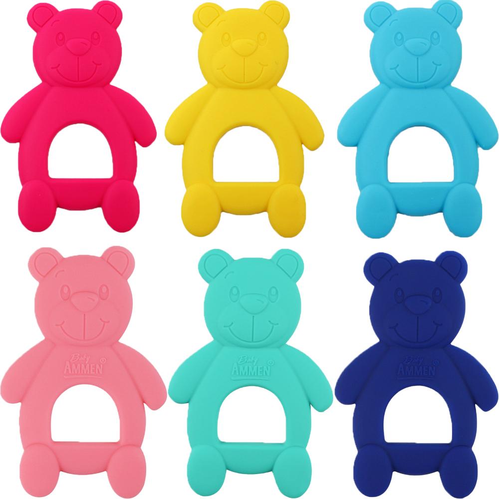 Buy Safety Baby Bear Shape Pacifier Health Care Teether Toys Baby ...