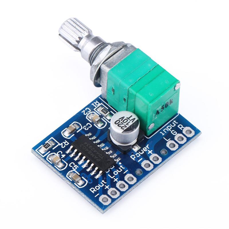 Buy PAM8403 5V Audio Ampli Digital Amplifier Board Support USB Powered ...