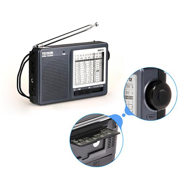 Buy High Sensitivity TECSUN R-9012 12 Band FM / AM / SW Radio Receiver Gray (Color: Grey) at ...