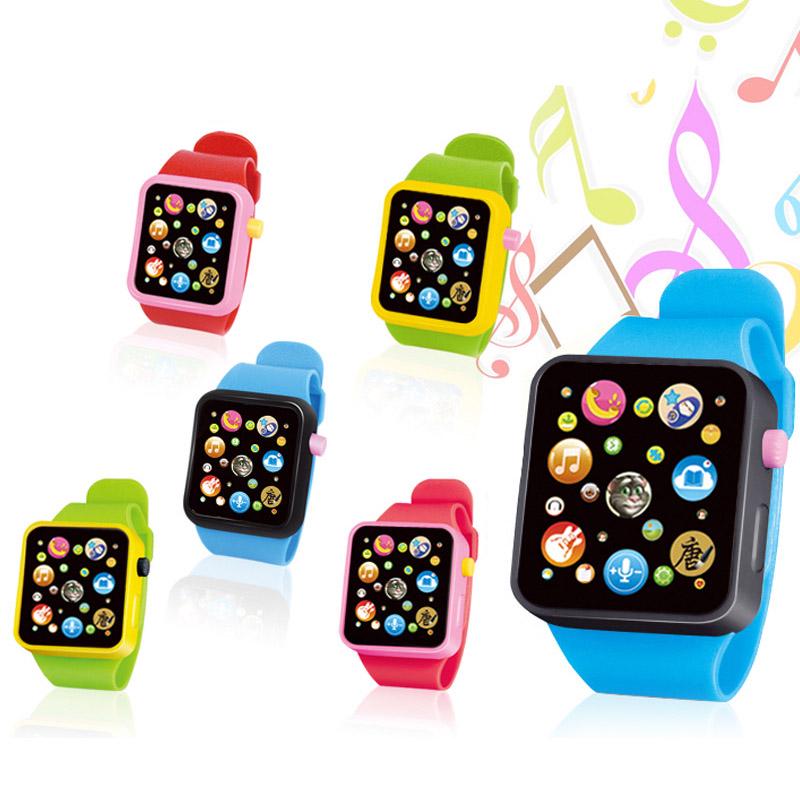 Buy 6colors Kids Early Education Toy Wrist Watch 3D Touch Screen Music ...