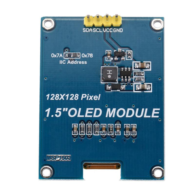 Buy 1.5 Inch Oled Display Module 128X128 16 Gray Scale Spi/I2C Interface Ssd1327 Driver ...