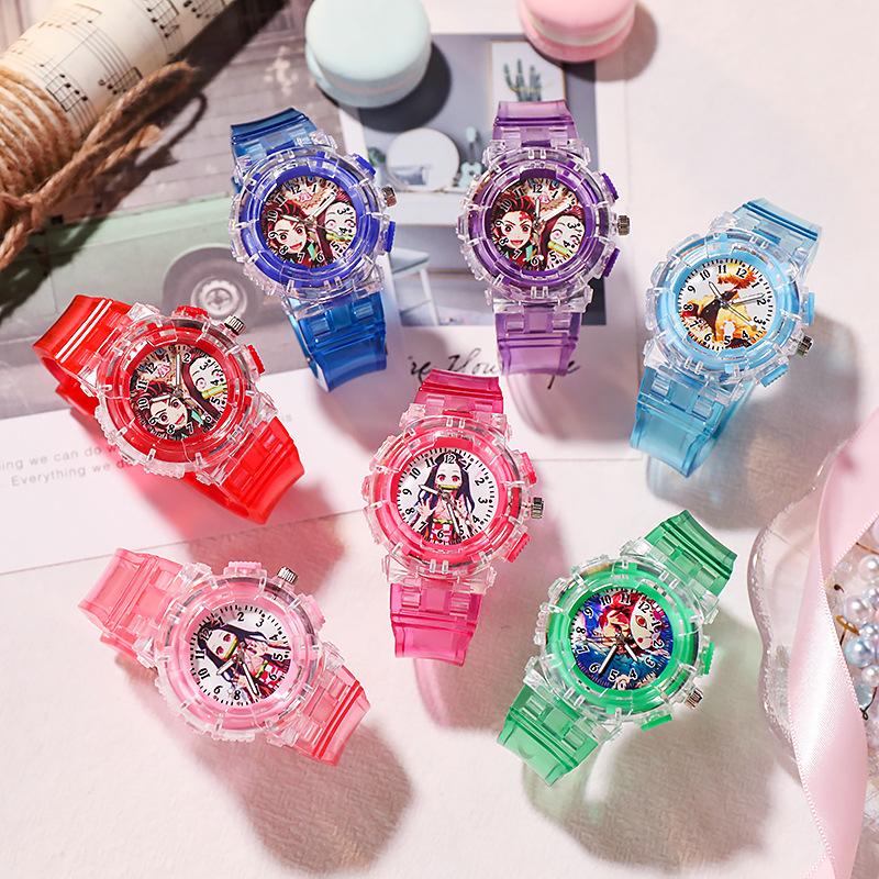 Buy New Children's Anime Ghost Slaying Blade LED Flashing Student Boy ...
