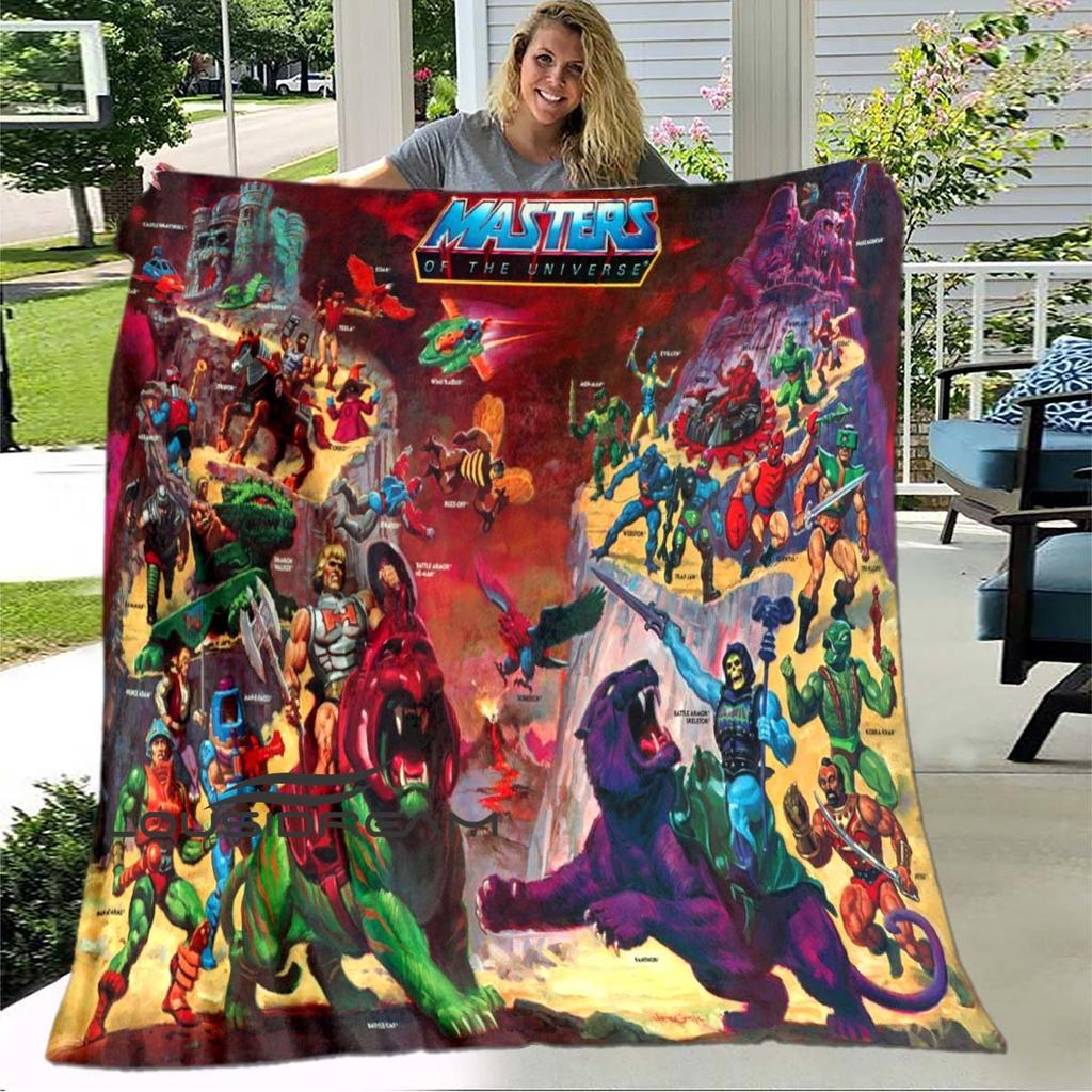 Buy He-Man and The Masters of The Universe American Cartoon Flannel ...