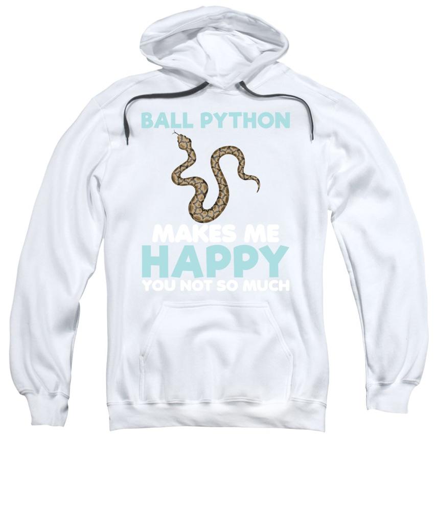 Buy 300 GSM Men's Healthy Cotton Hoodies Ball Python Makes Print ...