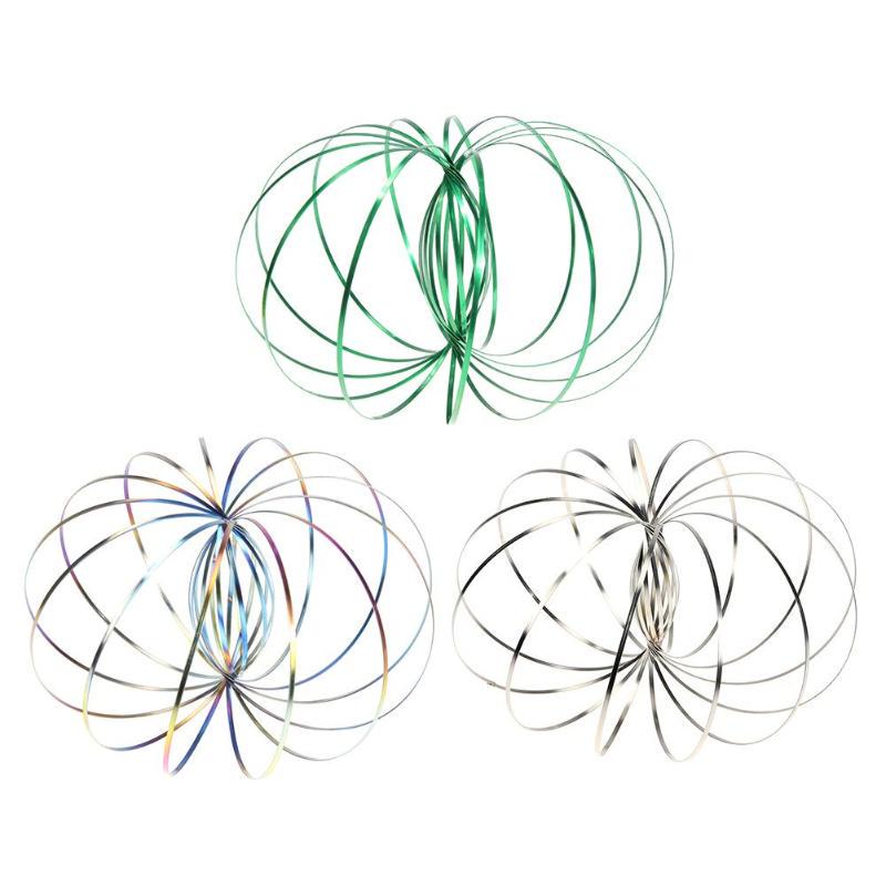 Buy Magic Flow Ring Toys Kinetic Spring Funny Outdoor Game Intelligent ...