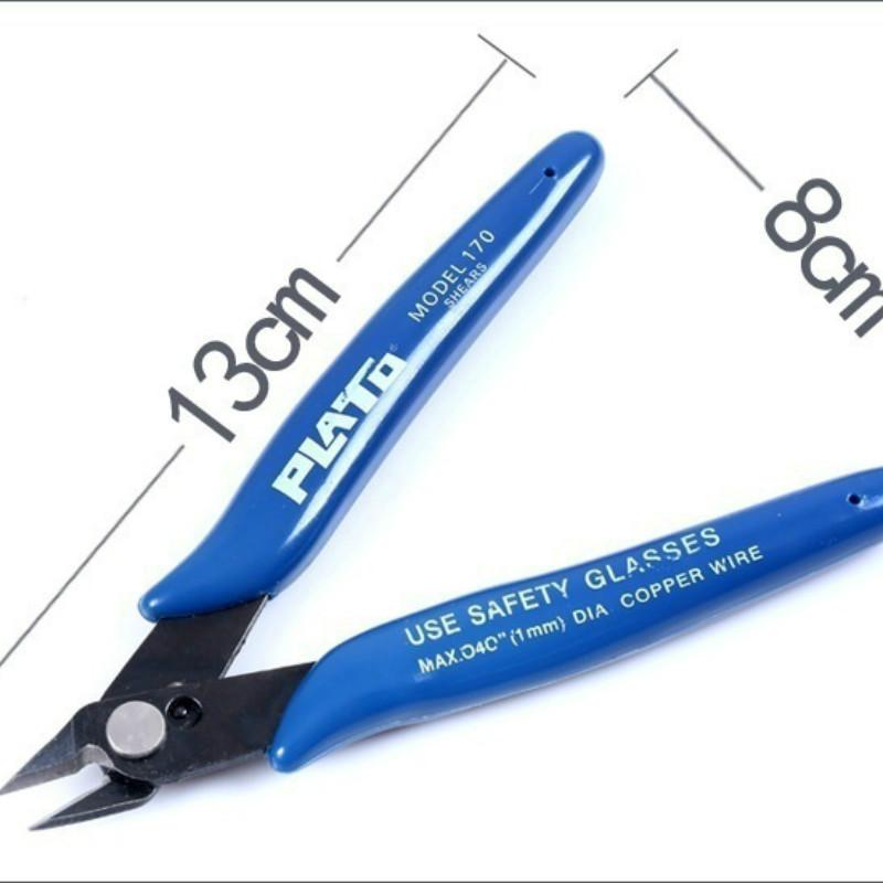 Electrical Wire Cable Cutter Cutting Plier Side Snips Flush Pliers ...