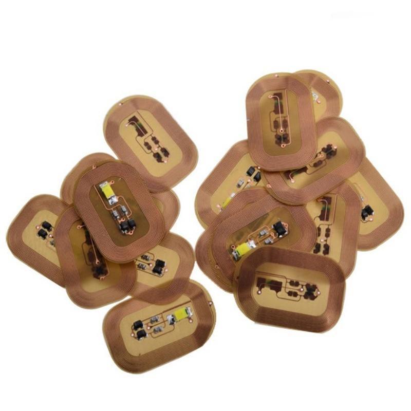 Buy 2Pcs NFC Chip Nail Art DIY Stickers Lighting Nail Decal LED at ...