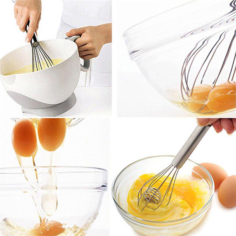 Practical Kitchen Handle Stainless Steel Stirrer Blender Balloon Beater ...