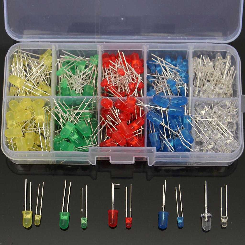 Buy 300Pcs 3Mm 5Mm LED Round Bright Light Diodes Emitting Lamp ...