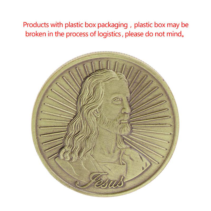 Buy Commemorative Coin Jesus Saying Coins Souvenir Believer Bronze ...