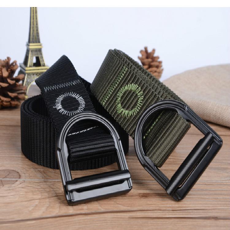 Buy Outdoor Tactical Belt Draping Belt Nylon Canvas Belt Mountaineering ...