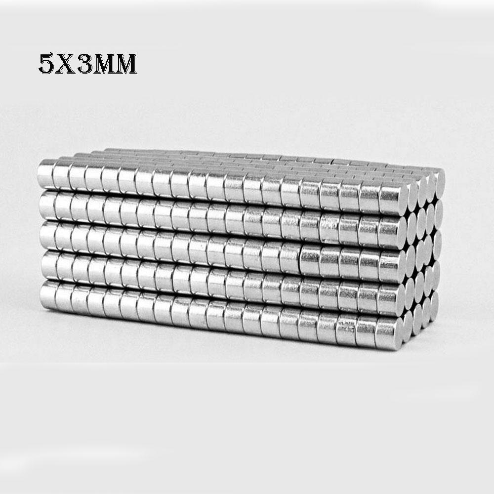 Buy 10/30/50/70pcs 5x3mm Neodymium Magnet Super Strong Rare Earth ...
