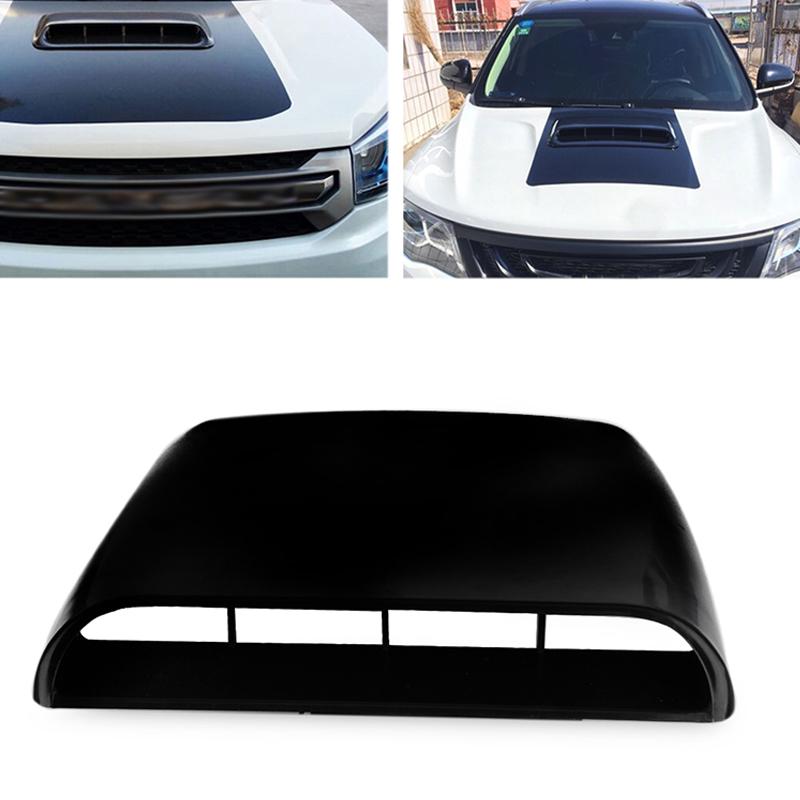 Universal Black Car Decorate Mini Air Flow Intake Hood Scoop Vent ...