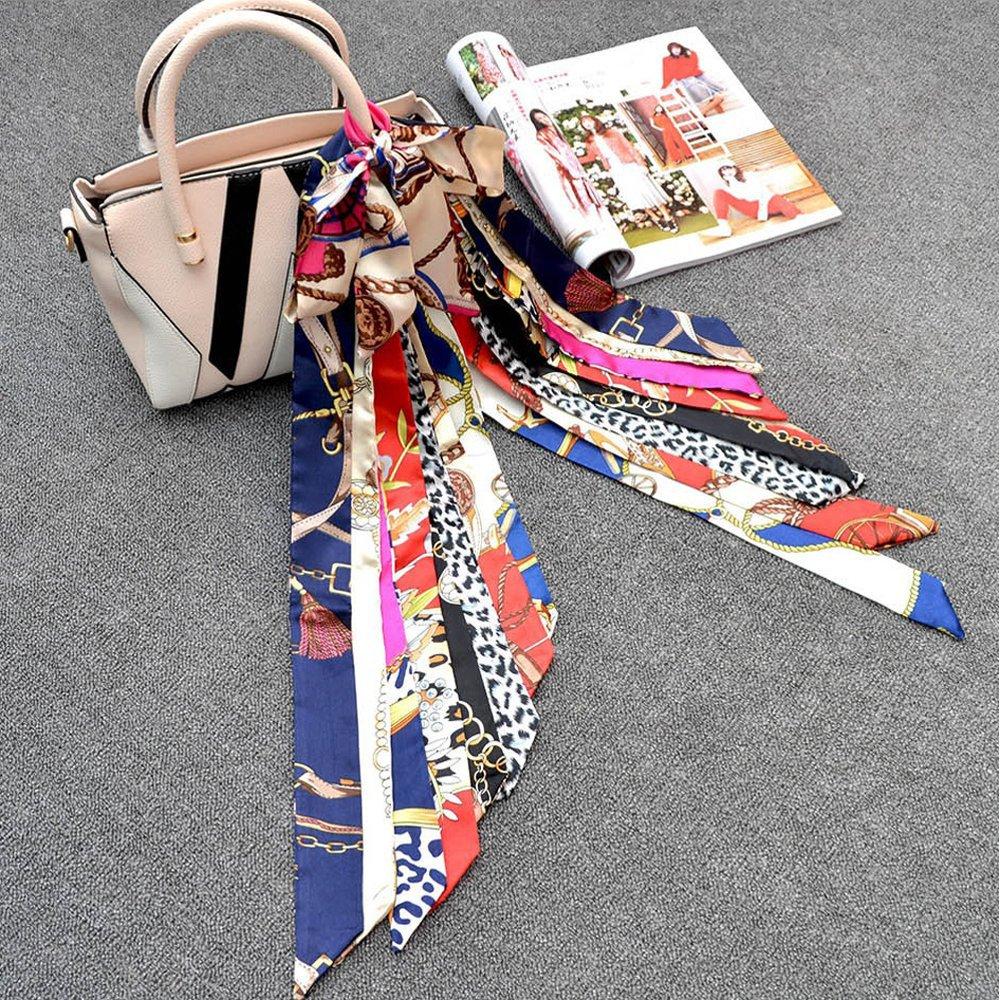 Buy Handle Silk Scarf Printed Silk Scarf Women's Belt Decoration Small ...