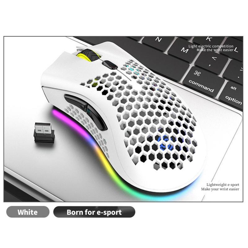 BM600 6 Buttons Professional Gaming Mouse for PC/Laptop 2.4Ghz Wireless ...