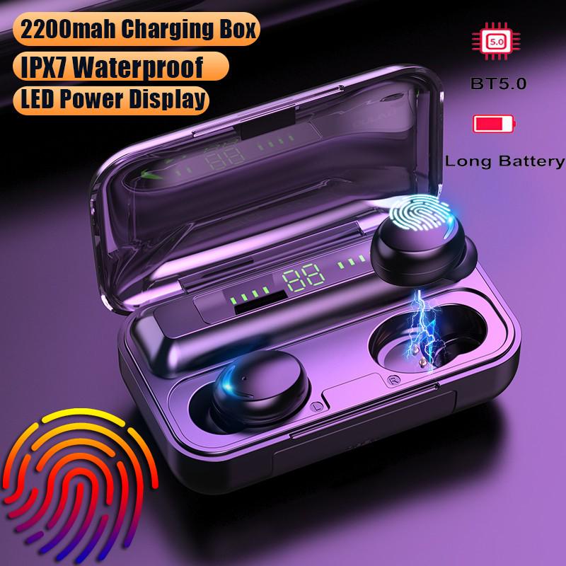 Wireless Headphones TWS Bluetooth 5.0 2200mAh Charging Box With ...