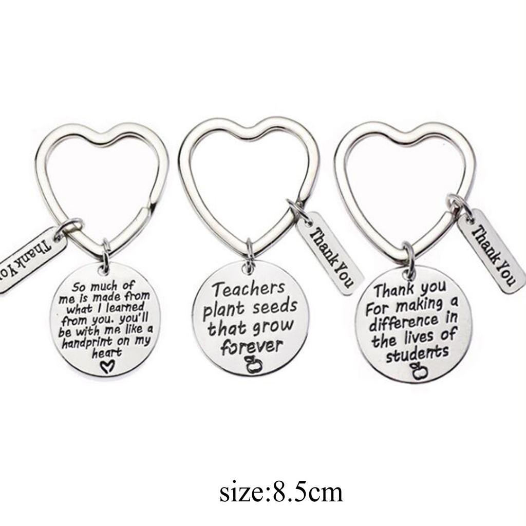 Teacher's Day Keychain Teacher Appreciation Keychain Gifts for Teachers ...