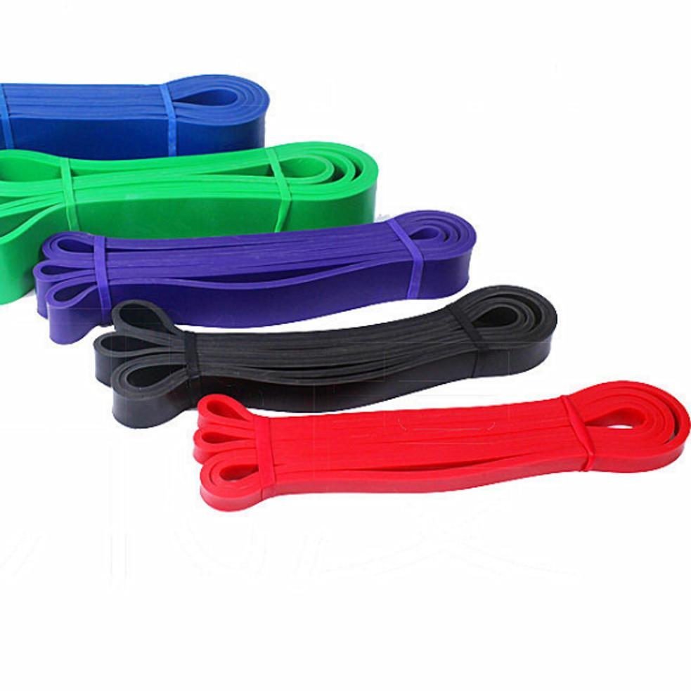 Buy Fitness Rubber Pull Up Resistance Bands Power Latex Band Loop Strap ...