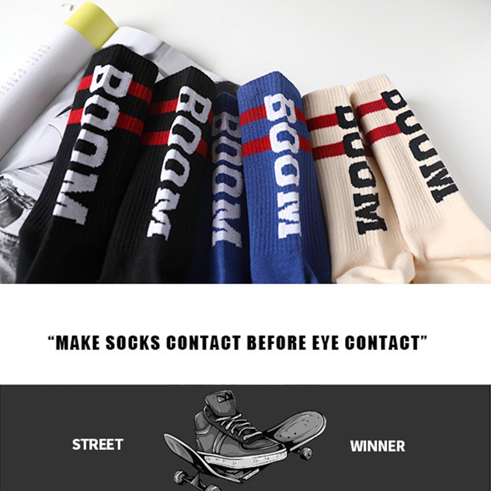 Buy 1 PC High Quality Sports Unisex Long Socks Cotton Creative Street ...