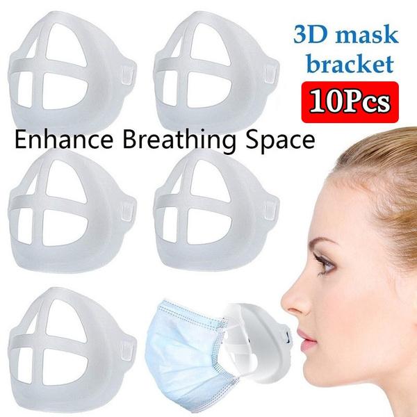 Buy 5/10Pcs Face Mask Support Mask Pad 3D Anti-fog Food Grade Mask ...
