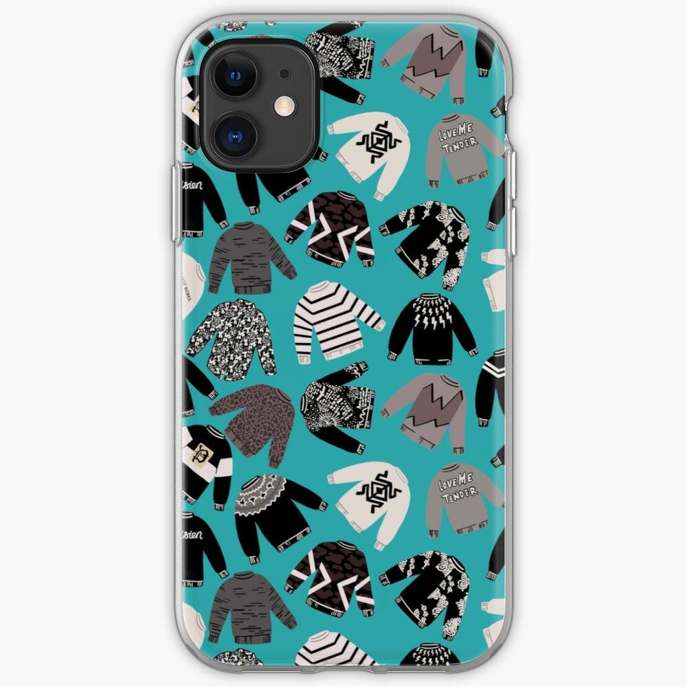 Buy Blue Sweaters iPhoneSoft Case For iPhone 7 8 6 6s Plus 5S 4 ...