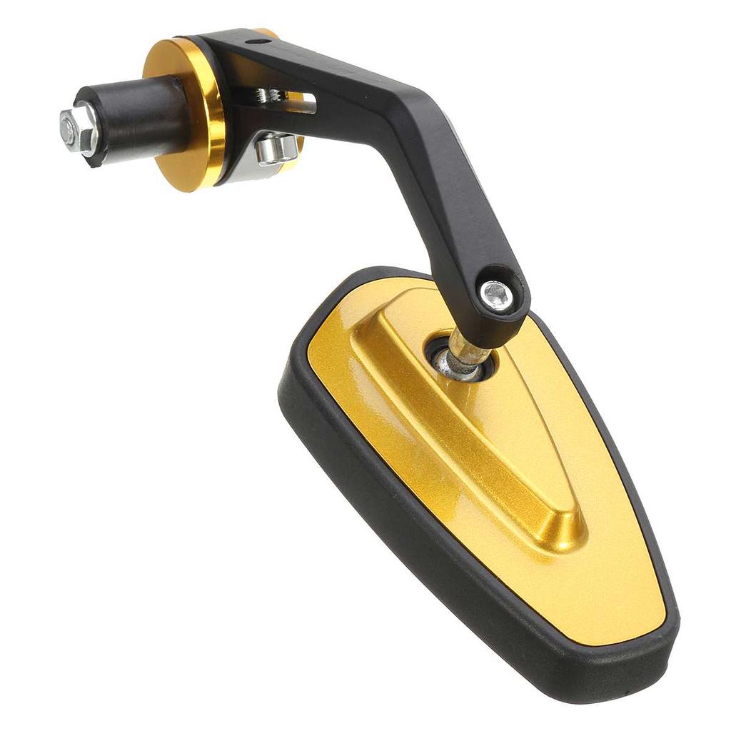 Buy Pair 7/8" Aluminum Rear View Side Mirror Handle Bar End Universal ...
