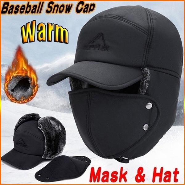 Cheap Unisex Winter Hat Face Snow Cap Windproof Baseball Cap Men's ...