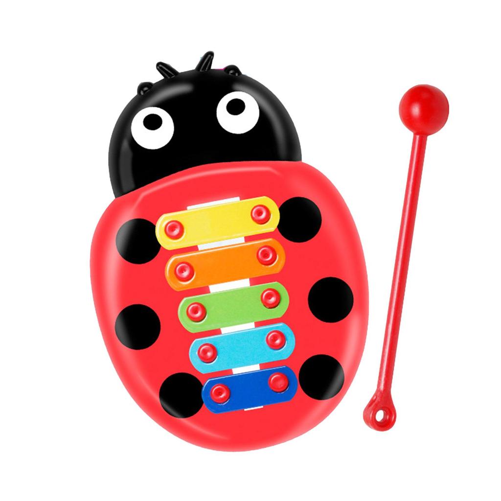 Buy Children's Percussion Instrument Toy Mini Seven-Star Ladybug Knock ...