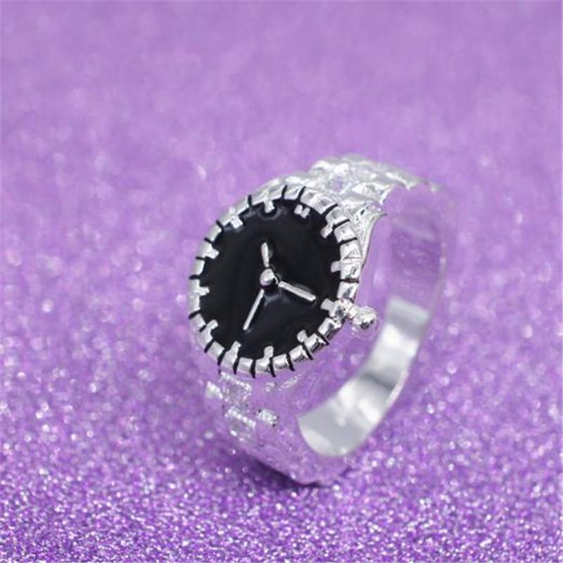 Buy Mini Watch Engagement Ring For Men Women Romantic Matching ...