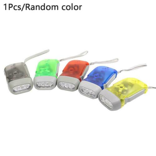 Buy Hand Pressing 3 LED Crank Power Dynamo Wind Up Flashlight Torch ...