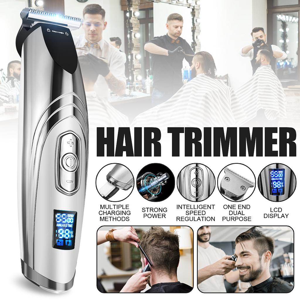 Buy 110-220V 7000r/min Electric Hair Clipper Trimmer Shaver Cordless ...