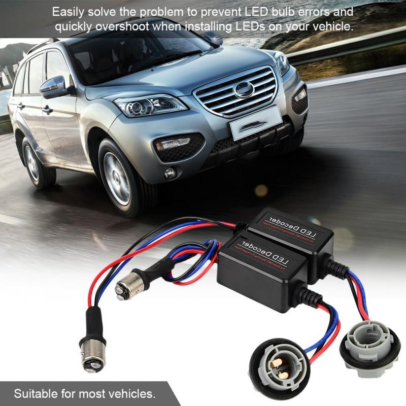 Buy 2PCS LED Decoder Device Load Resistor Bypass Wiring Error Free ...