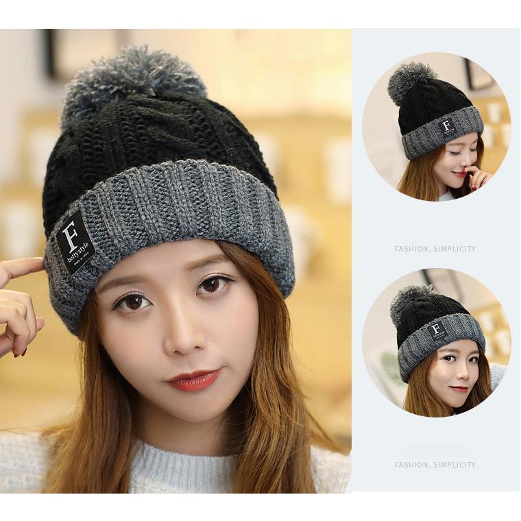 Buy Women's Winter Hats Knit Skull Hat Warm Beanies Hat at affordable ...
