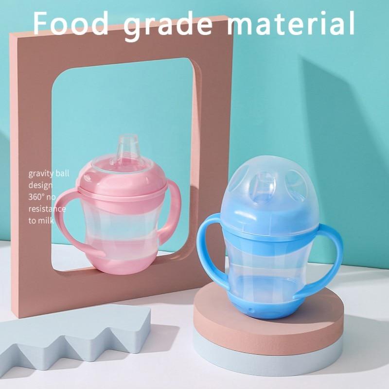 Buy Baby Duckbill Type Drip Proof Cup With Cover And Handle Children's ...