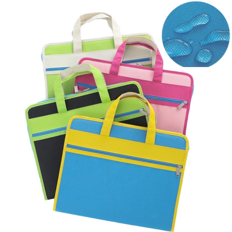 Cheap 13 Pockets Expanding A4 File Folder Zipper Closure with Handle ...
