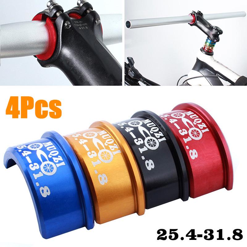 Buy 4X Aluminum Alloy Bicycle Handlebar Bar Shim Spacer Stem Reducer 25 ...