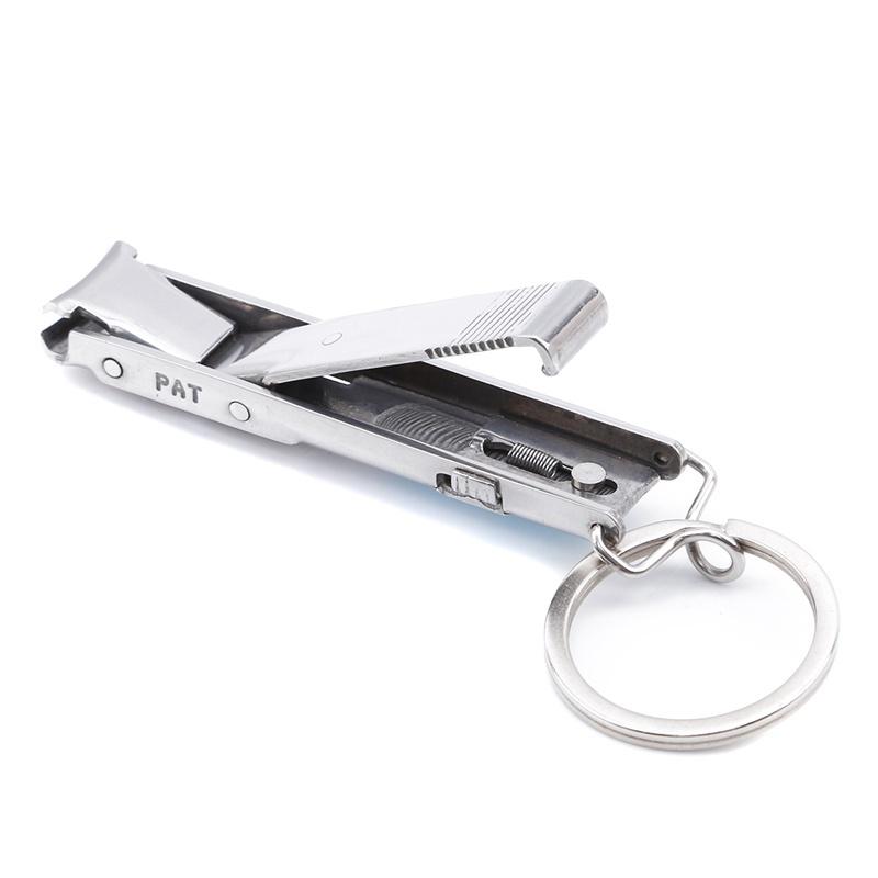 Nail Clippers Cutter Keychain Stainless Steel Foldable Hand Toe AA ...