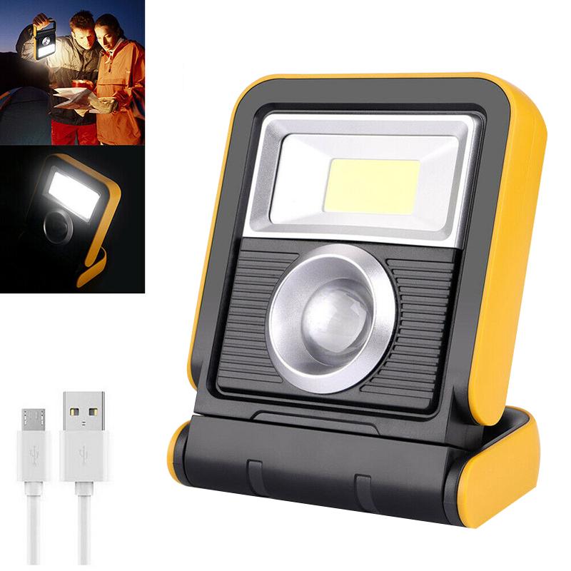 Buy Mayitr Solar Rechargeable COB LED Work Light Floodlight Camping ...